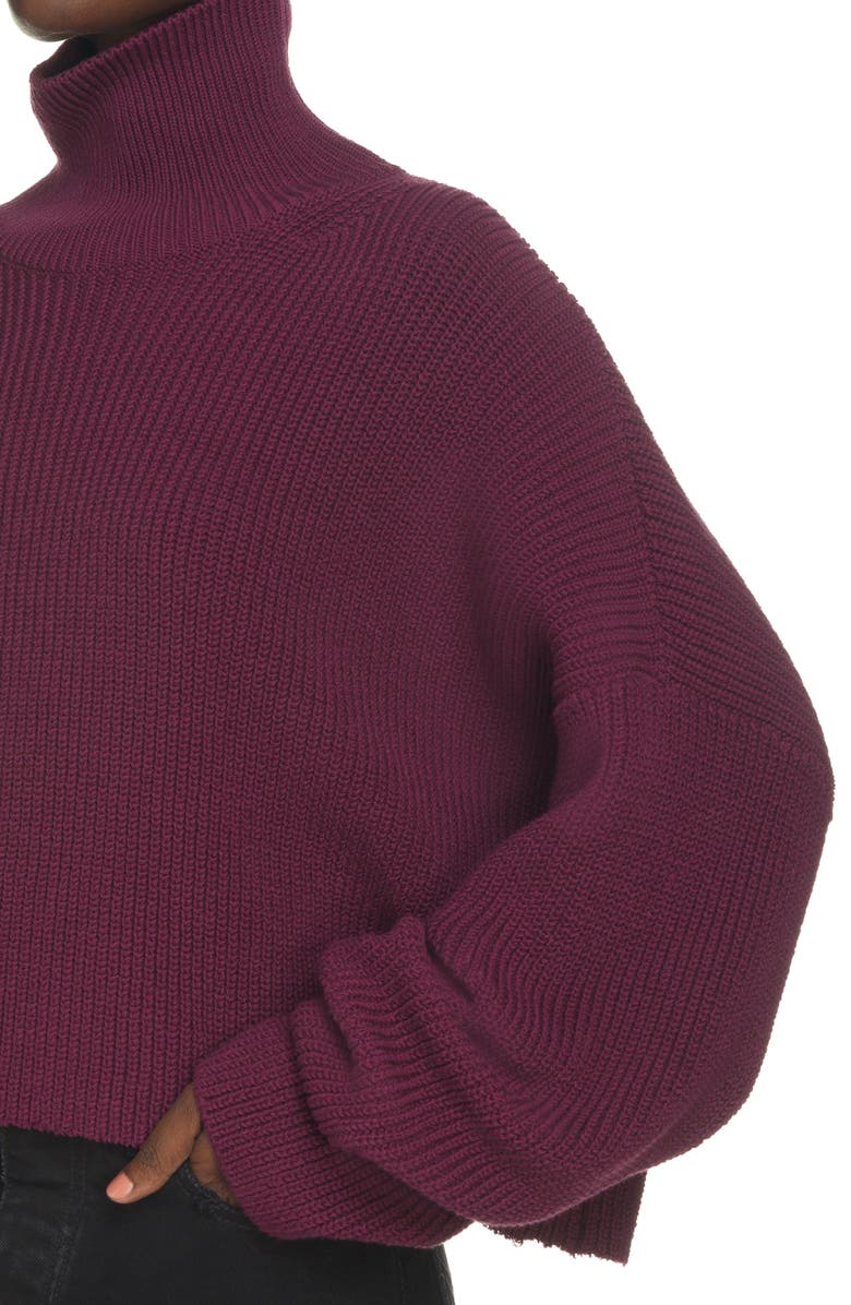 Balenciaga Crop Mock Neck Sweater | Nordstromrack