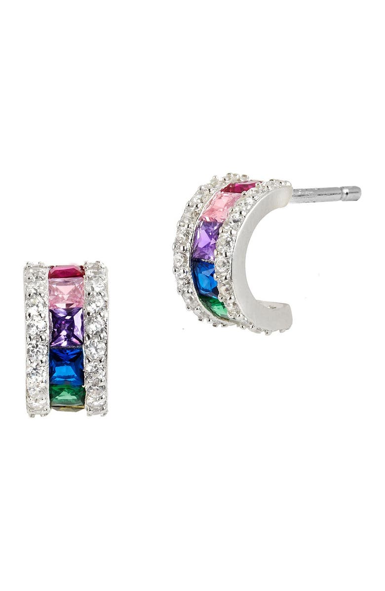 SAVVY CIE JEWELS Sterling Silver Rhondell Earrings & Pendant Necklace ...