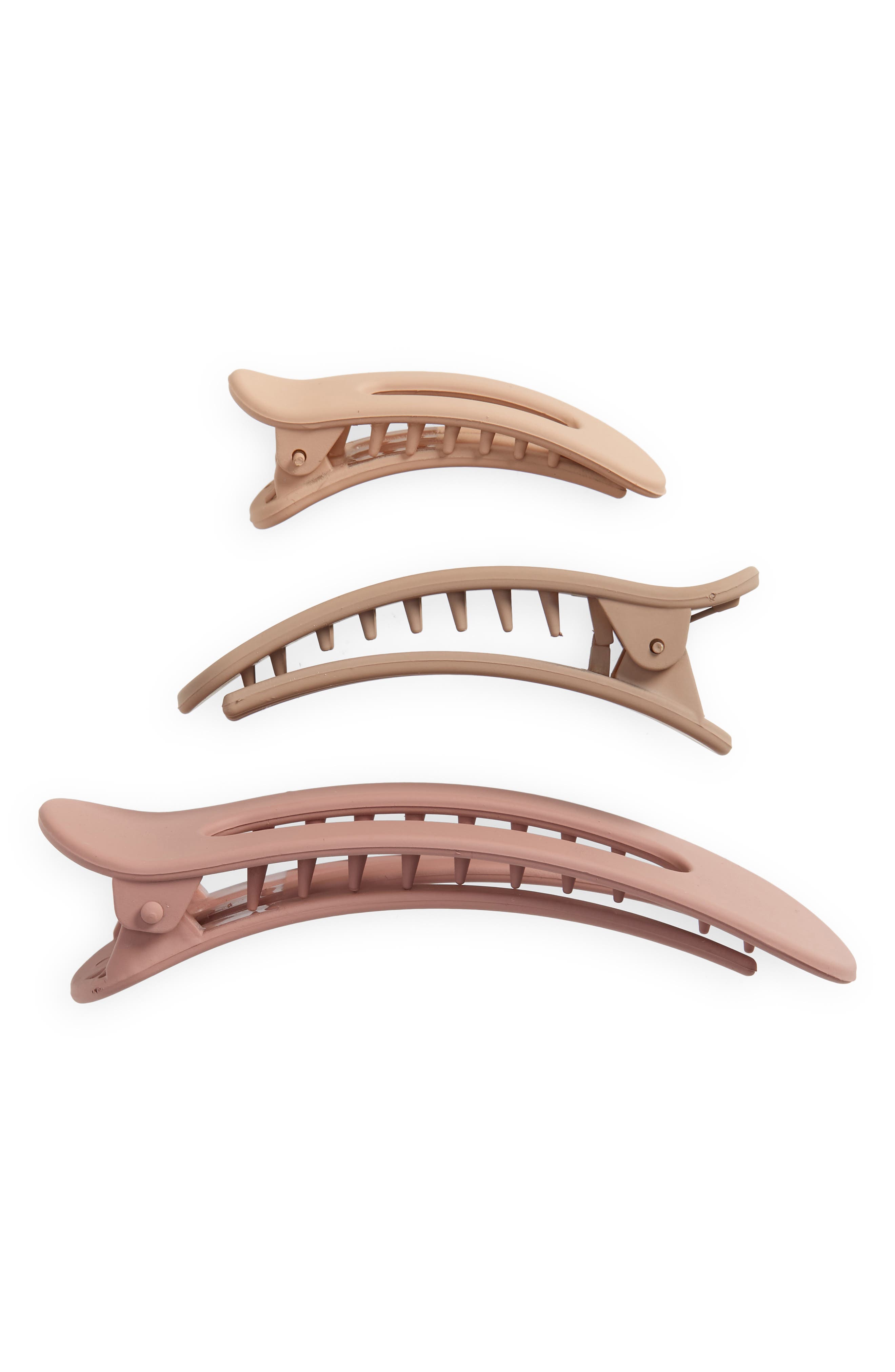 Kitsch Assorted 3-Pack Matte Flat Lay Claw Clips | Nordstromrack