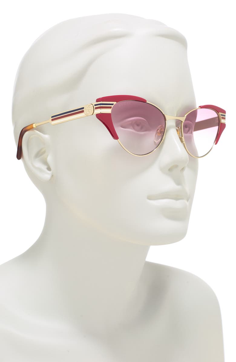 Gucci 55mm Cat Eye Sunglasses | Nordstromrack