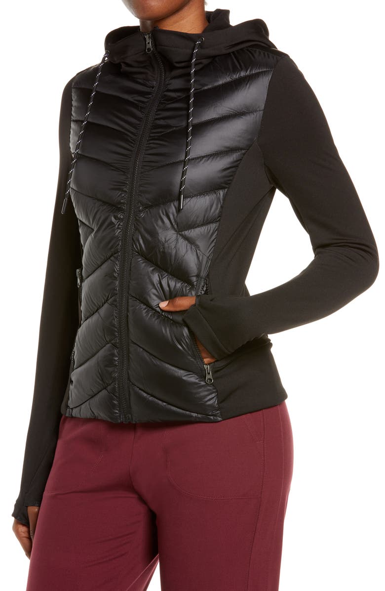 Zella Hooded Hybrid Running Jacket | Nordstromrack