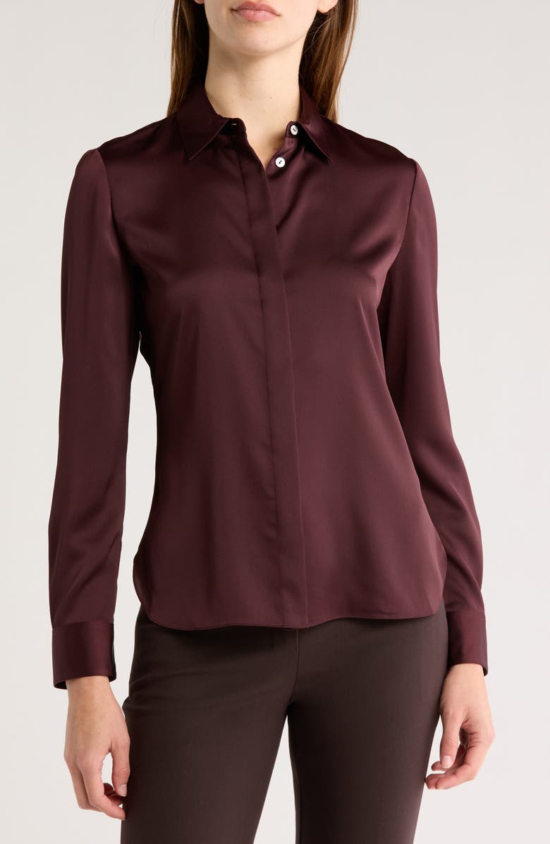 Theory Classic Fitted Long Sleeve Button-Up Shirt | Nordstromrack