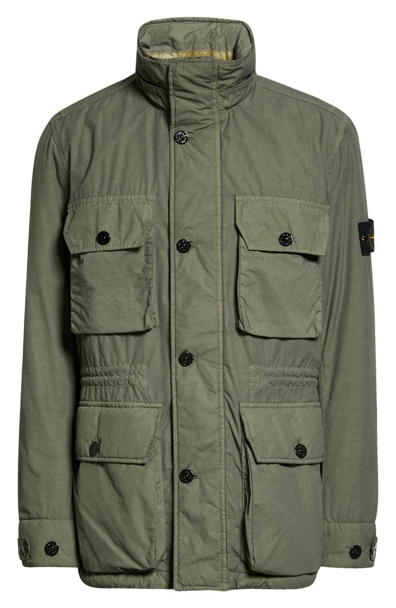 Stone Island Utility Jacket with Stowaway Hood | Nordstrom