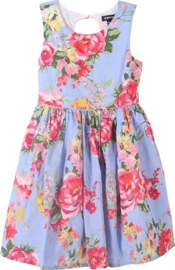 Zunie Kids' Floral Print Dress | Nordstromrack