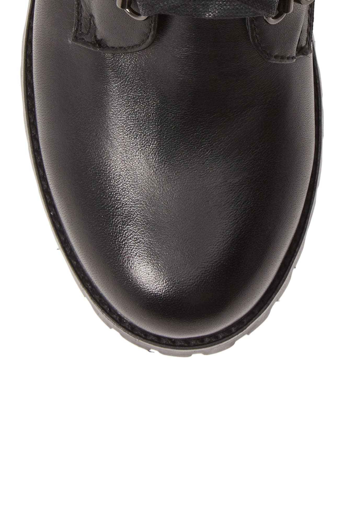 Allegra James Win Brooch Combat Boot (Women) | Nordstrom