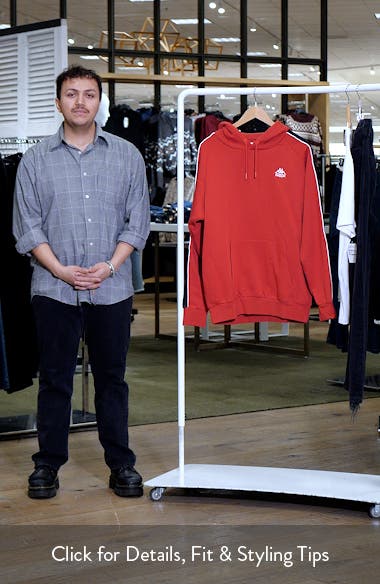 KAPPA 222 Banda Madison Brushed Fleece Hoodie | Nordstromrack