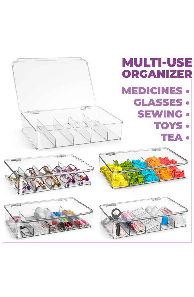 SORBUS 2-Pack Segmented Storage Bins | Nordstromrack