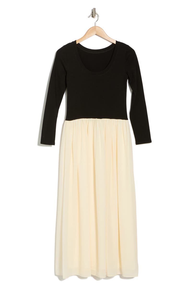 WAYF Colorblock Long Sleeve Dress | Nordstromrack