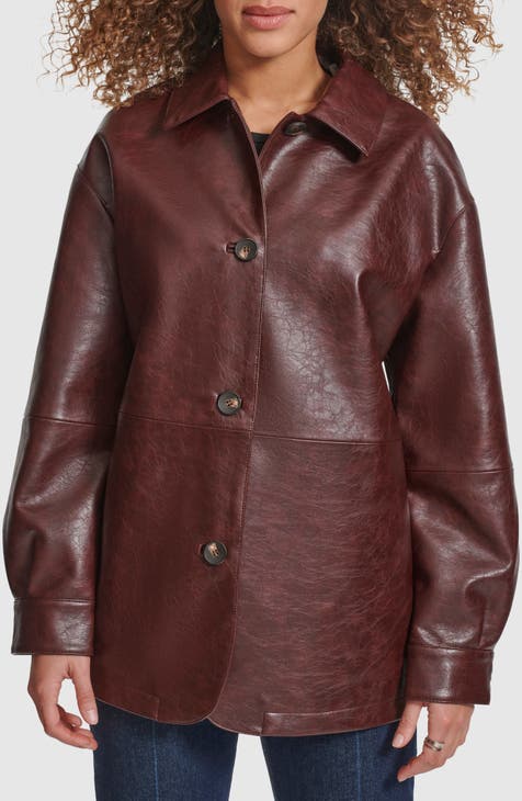 Women's Faux Leather Coats & Jackets | Nordstrom