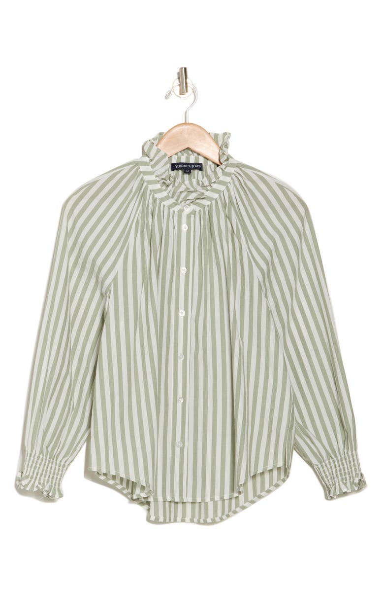 Veronica Beard Calisto Ruffle Button-Up Shirt | Nordstromrack