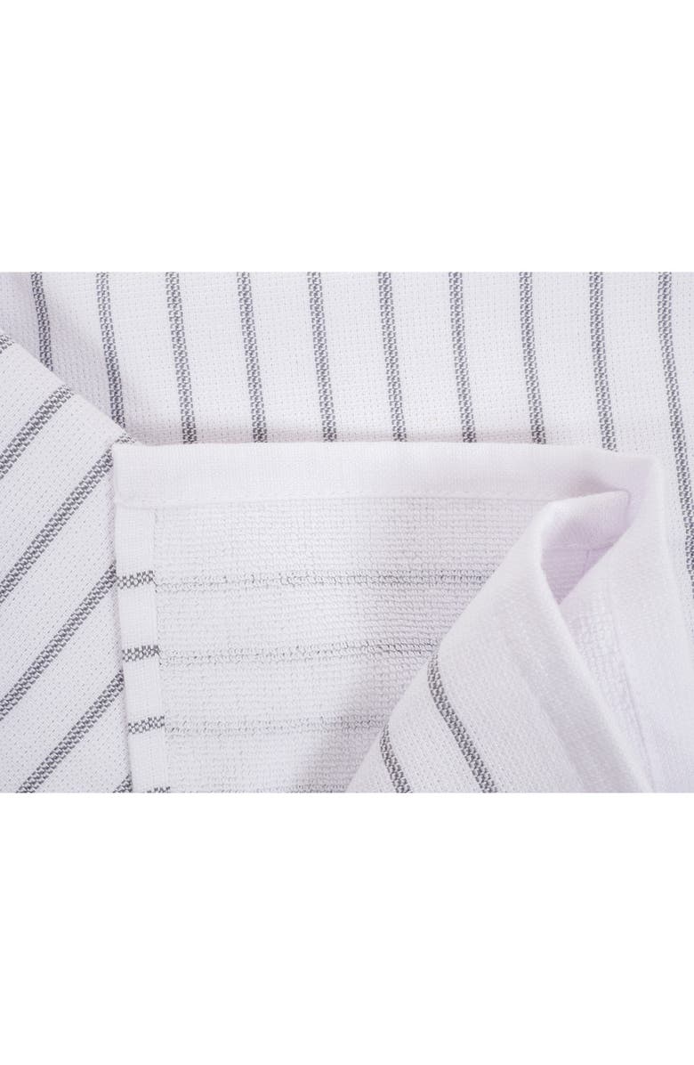 KAF Home Monaco Set of 6 Stripe & Check Terry Kitchen Towels | Nordstrom