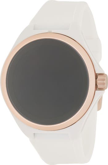 PUMA Smartwatch Silicone White Strap Watch | Nordstromrack
