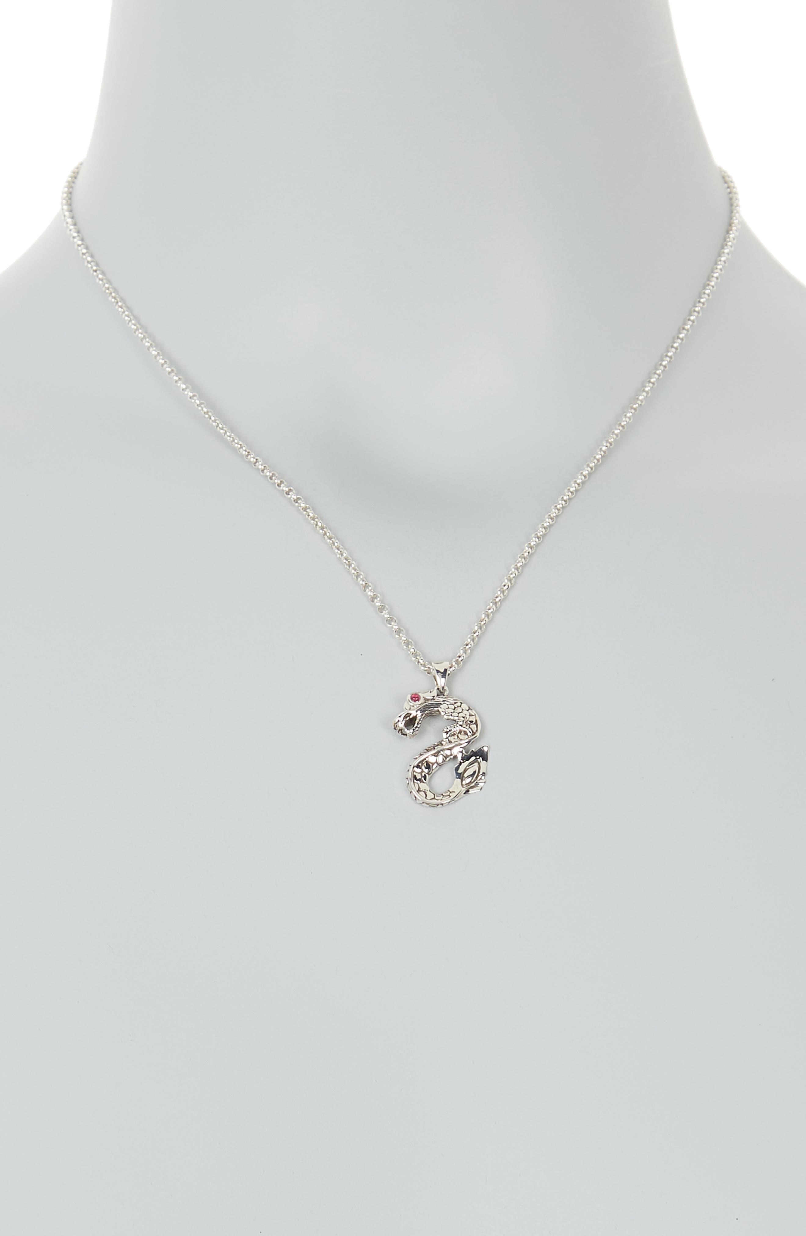 John Hardy Naga Sterling Silver Dragon Pendant Necklace | Nordstromrack