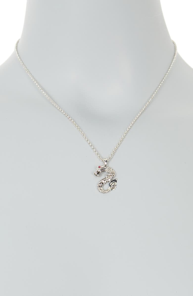 John Hardy Naga Sterling Silver Dragon Pendant Necklace | Nordstromrack