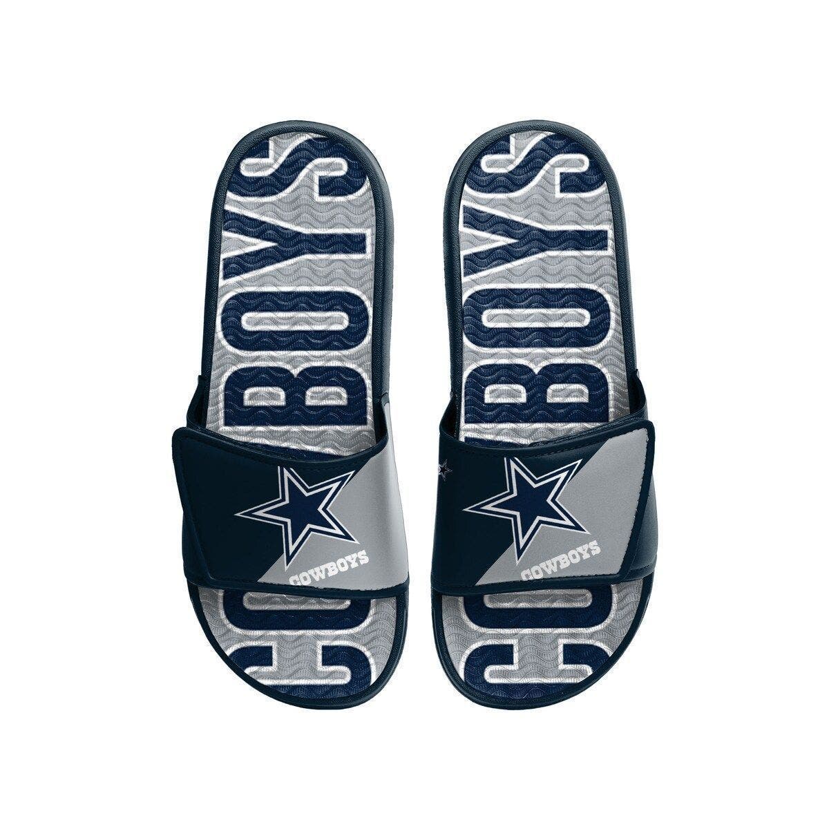 FOCO Men's FOCO Dallas Cowboys Logo Gel Slide Sandals | Nordstromrack
