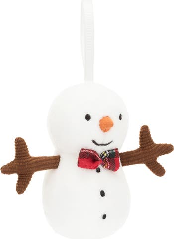 Jellycat Festive Folly Snowman Plush Ornament | Nordstrom