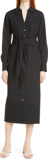 Veronica Beard Janelle Long Sleeve Shirtdress | Nordstrom