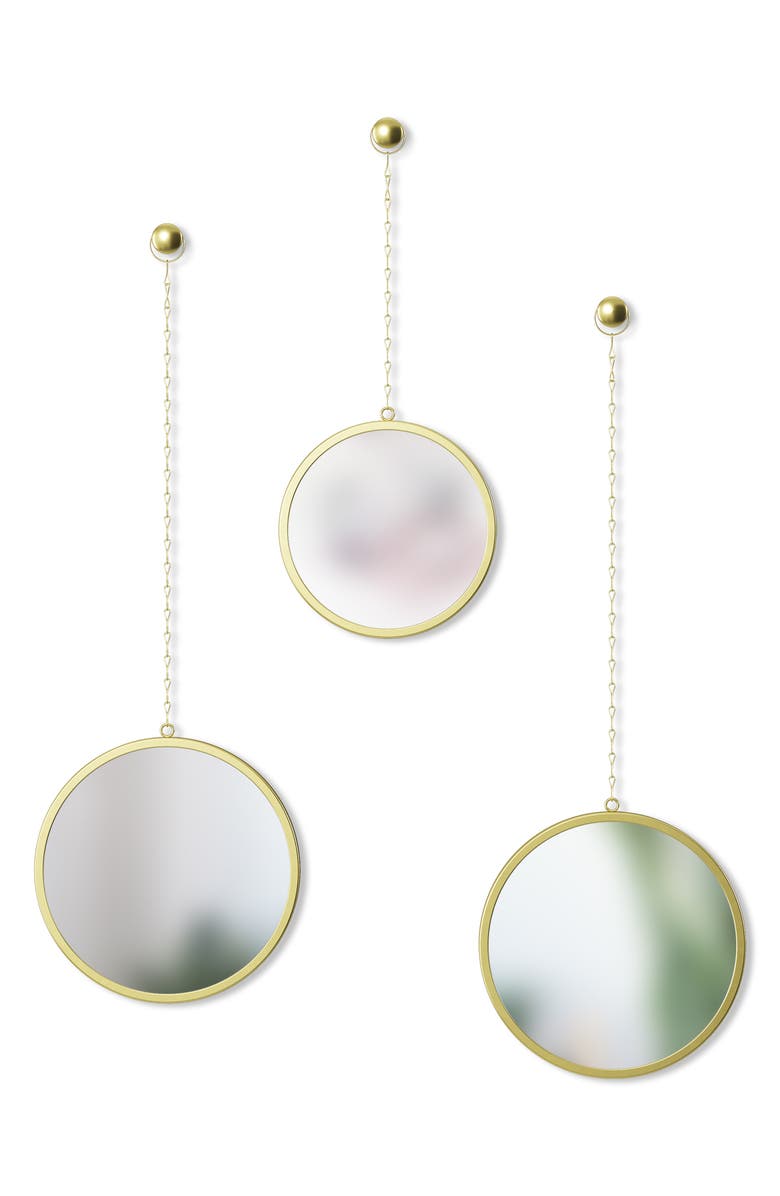 Umbra Dima Round Brass Mirror Decor | Nordstromrack