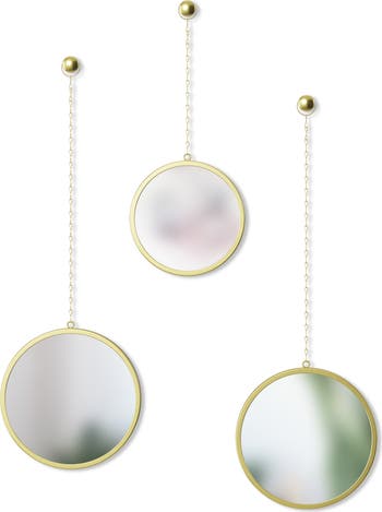 Umbra Dima Round Brass Mirror Decor | Nordstromrack