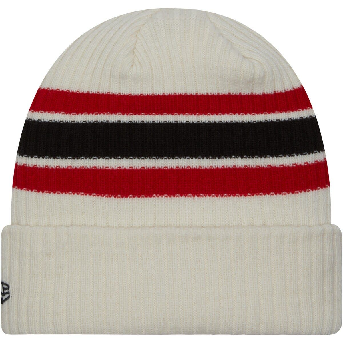 New Era Men's New Era Cream Utah Utes Vintage Cuffed Knit Hat | Nordstrom