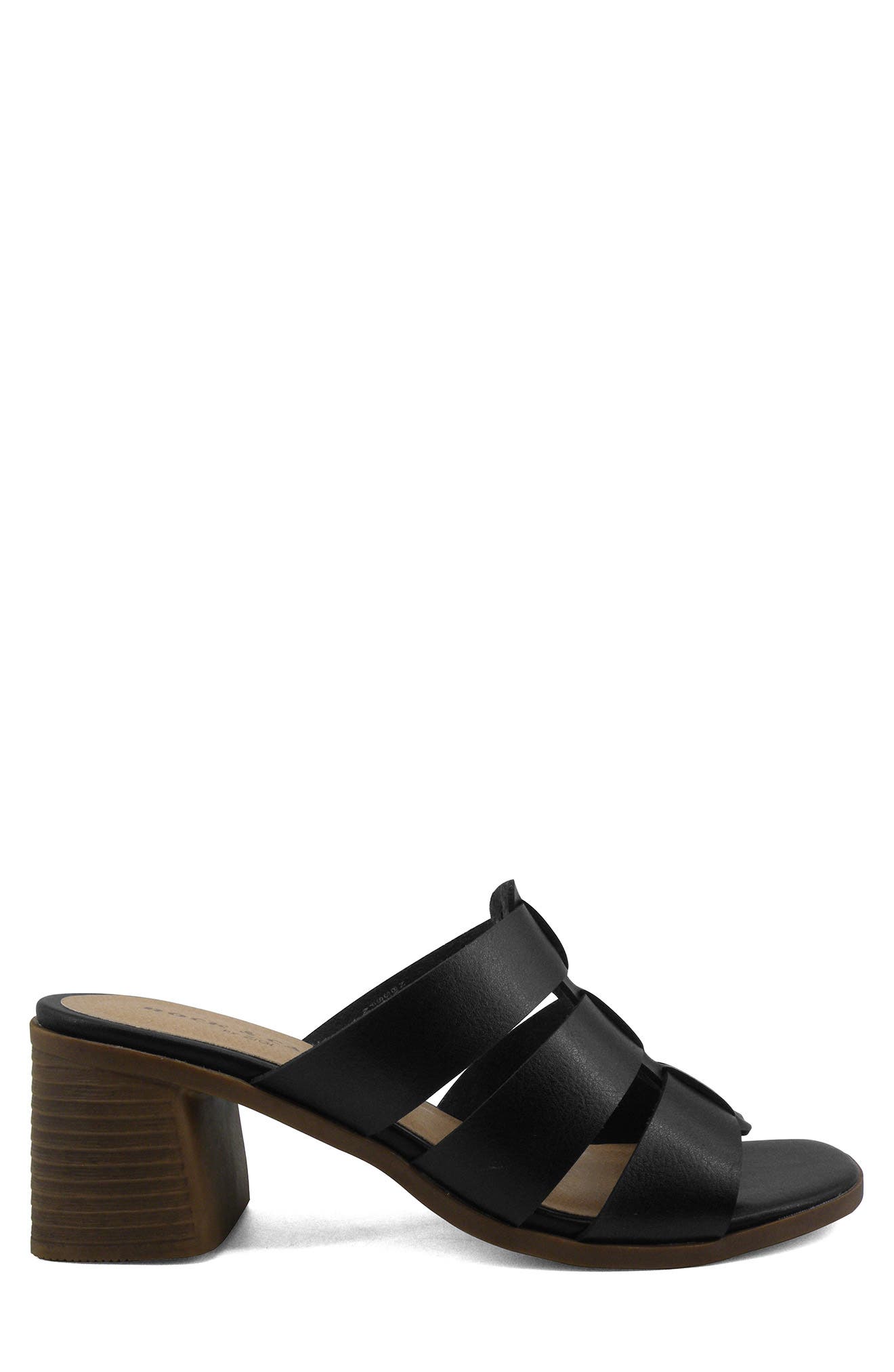 ROCK AND CANDY Caged Block Heel Slide Sandal (Women) | Nordstromrack