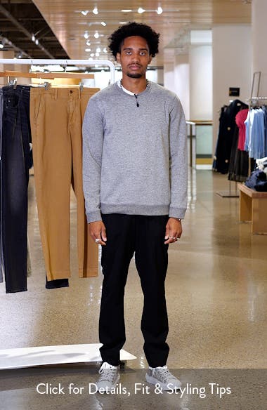 Daniel Buchler Pinstripe Long Sleeve Pajama T-Shirt | Nordstrom