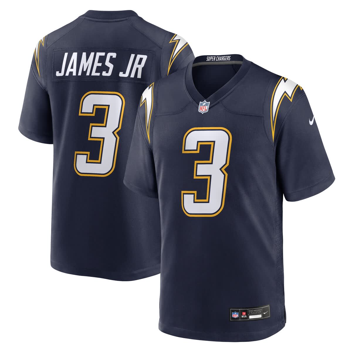 Nike Men's Nike Derwin James Jr. Navy Los Angeles Chargers Alternate ...
