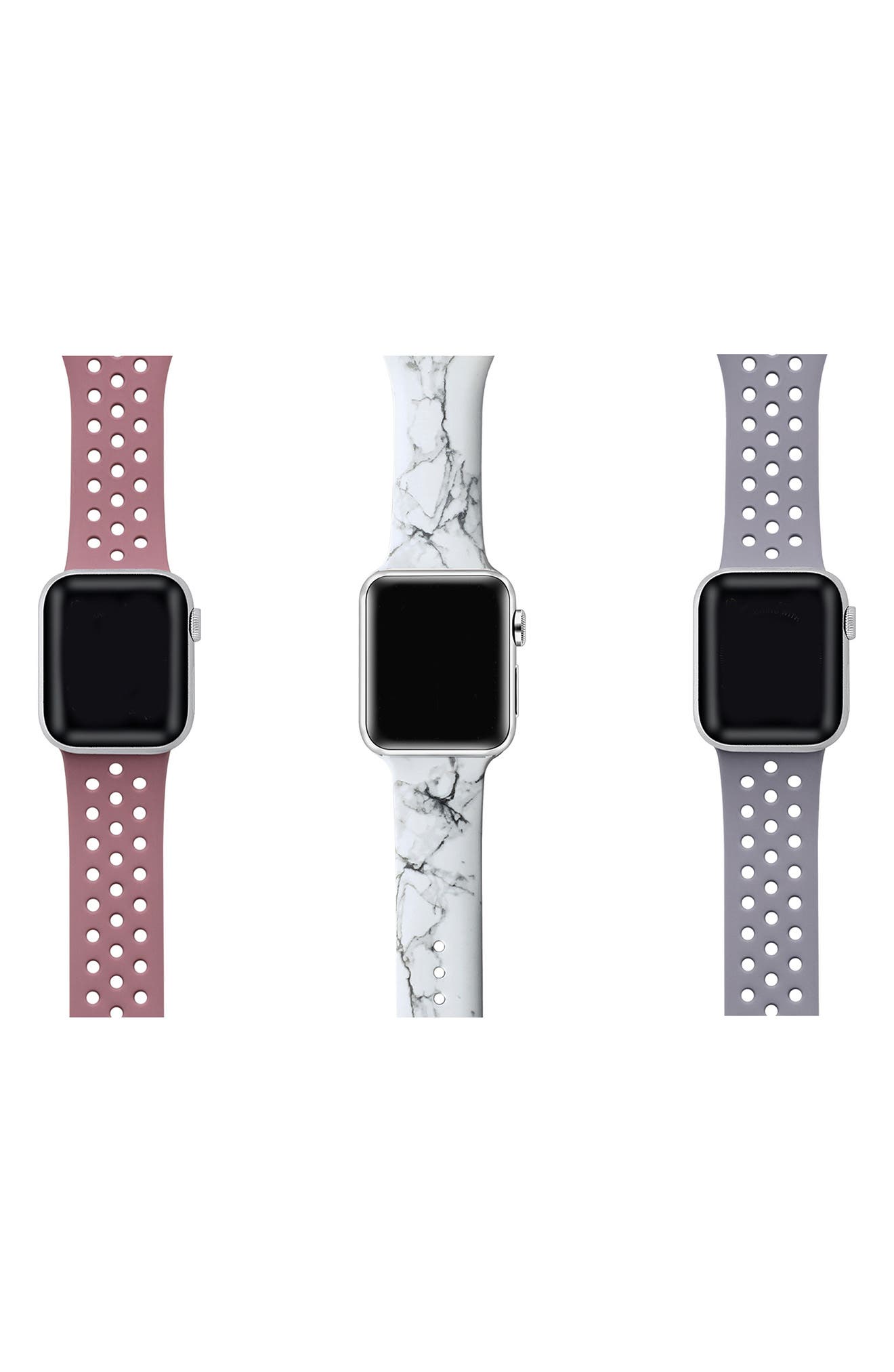 Posh Tech 3-Pack Silicone Watch Bands | Nordstromrack