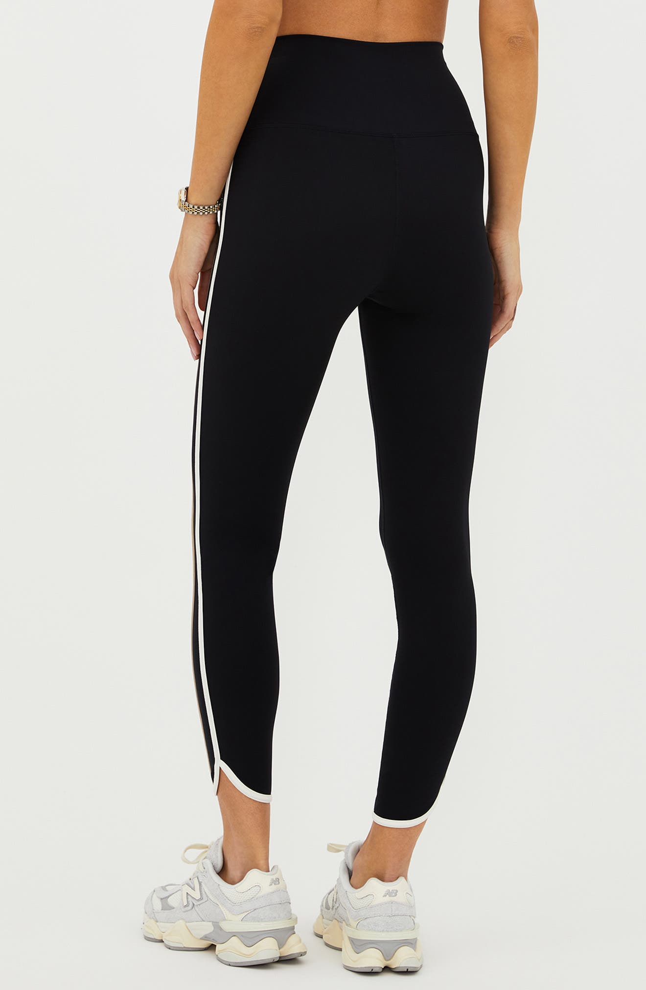 Beach Riot Nella Side Stripe Ankle Leggings | Nordstrom