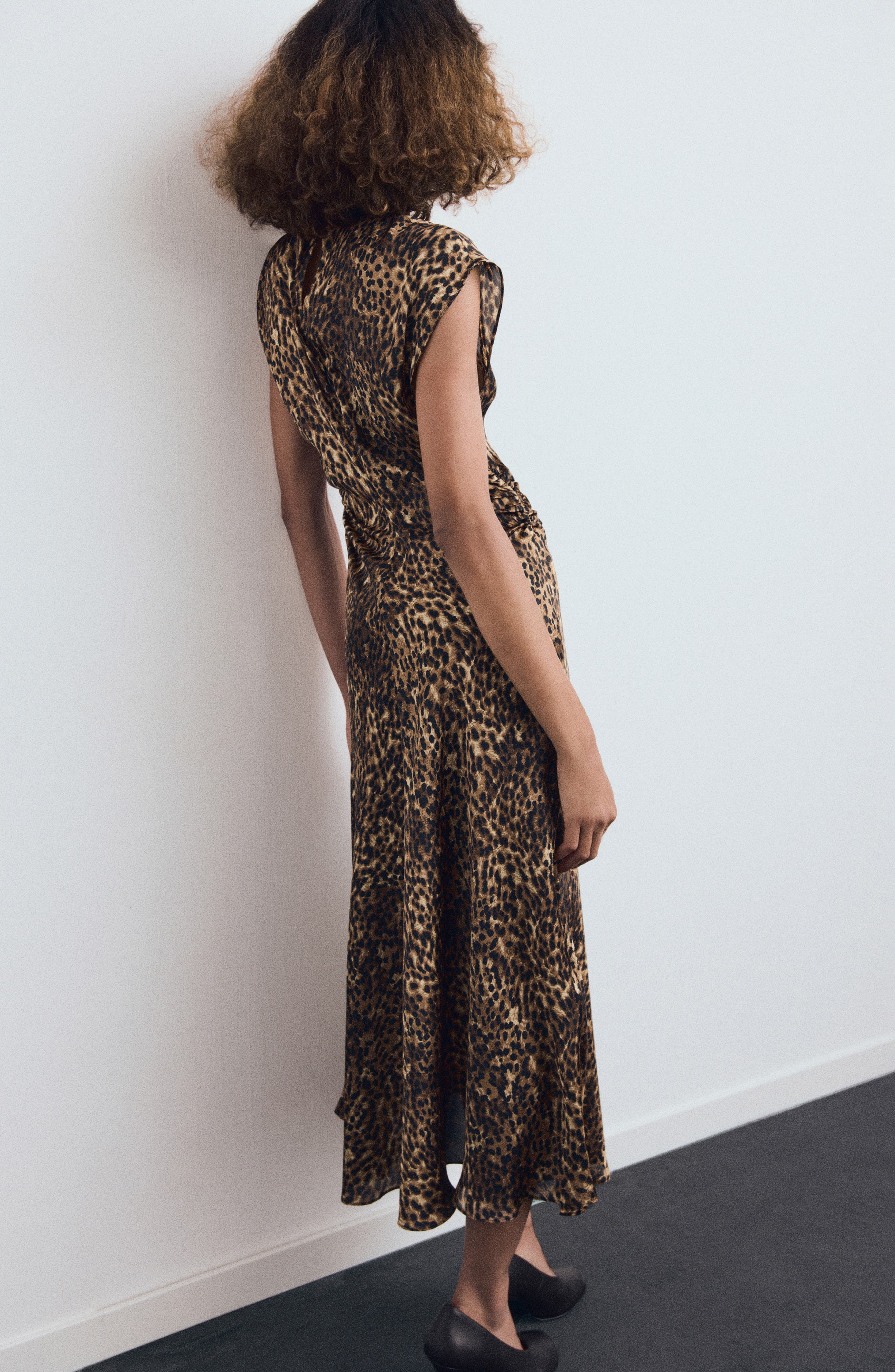 Leopard Print Satin Maxi Dress (Women) | Nordstromrack