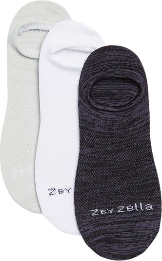 Z by Zella Mesh Micro Run Liner Socks - Pack of 3 | Nordstromrack