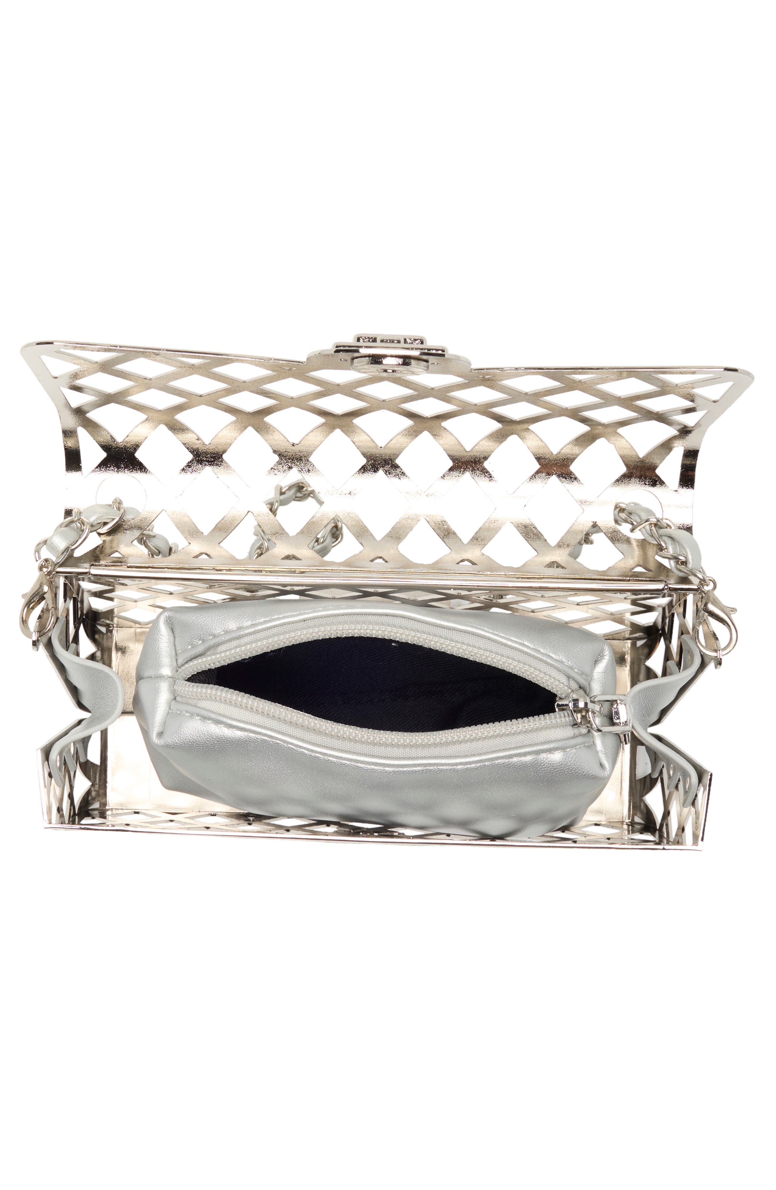 URBAN EXPRESSIONS HANDBAGS Diamond Caged Clutch | Nordstromrack
