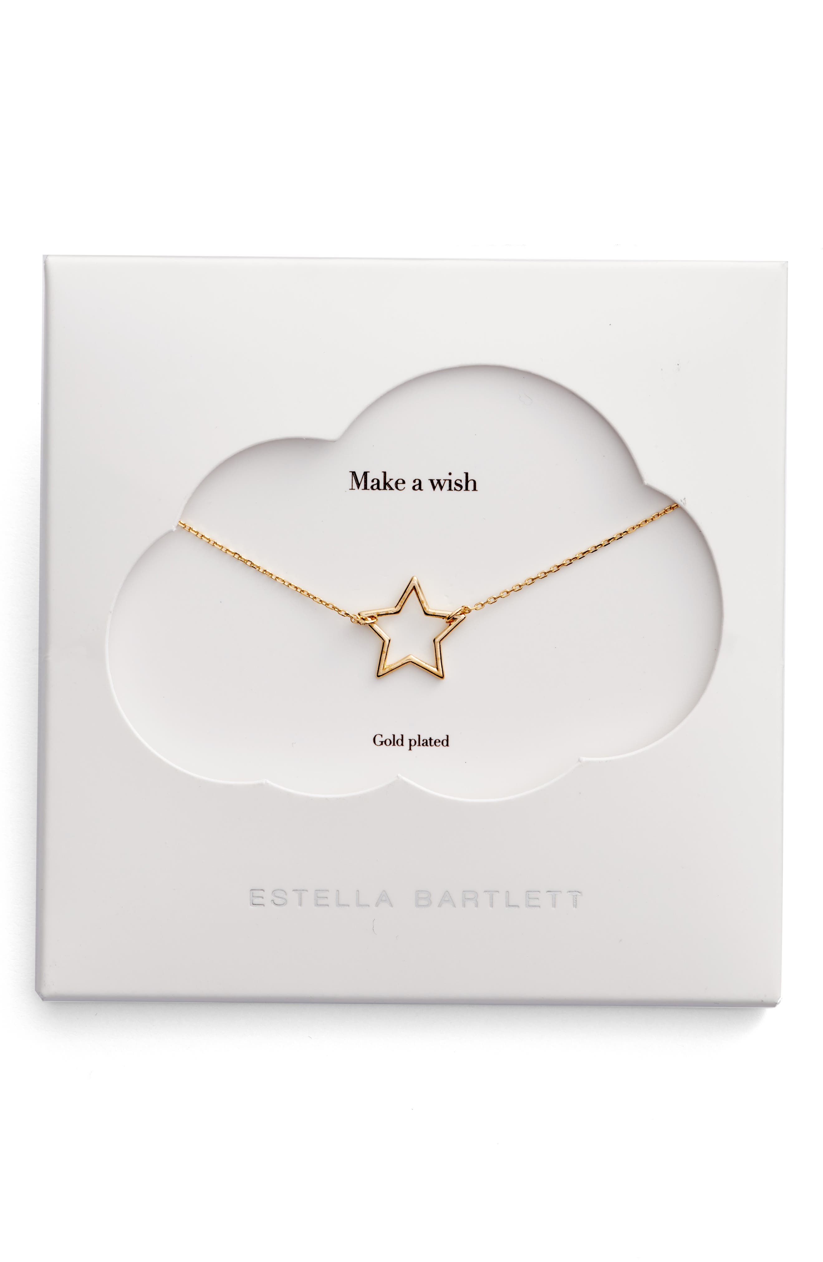 Estella Bartlett Open Star Pendant Necklace | Nordstromrack