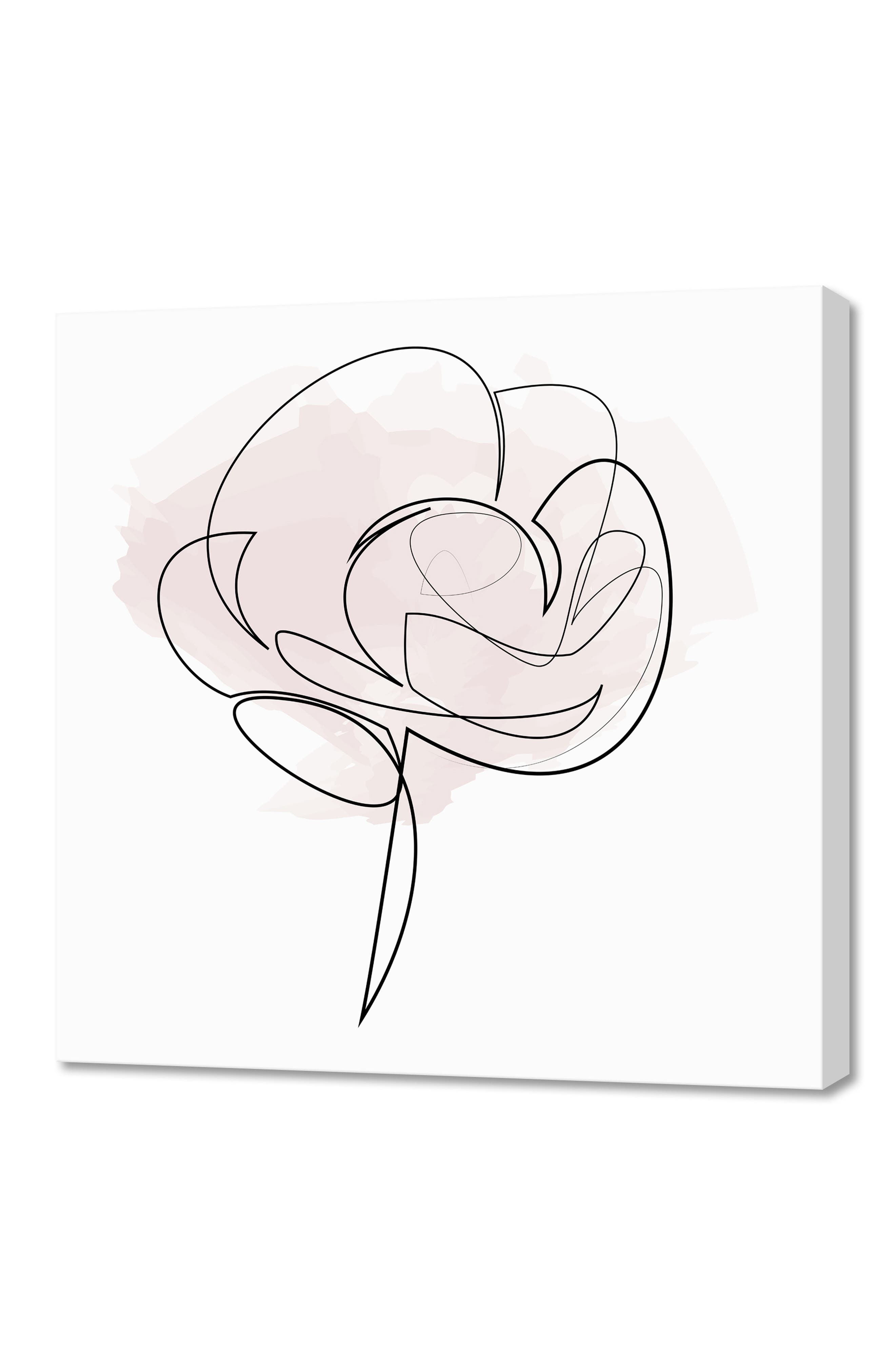 CURIOOS Rose One Line Art Print | Nordstromrack