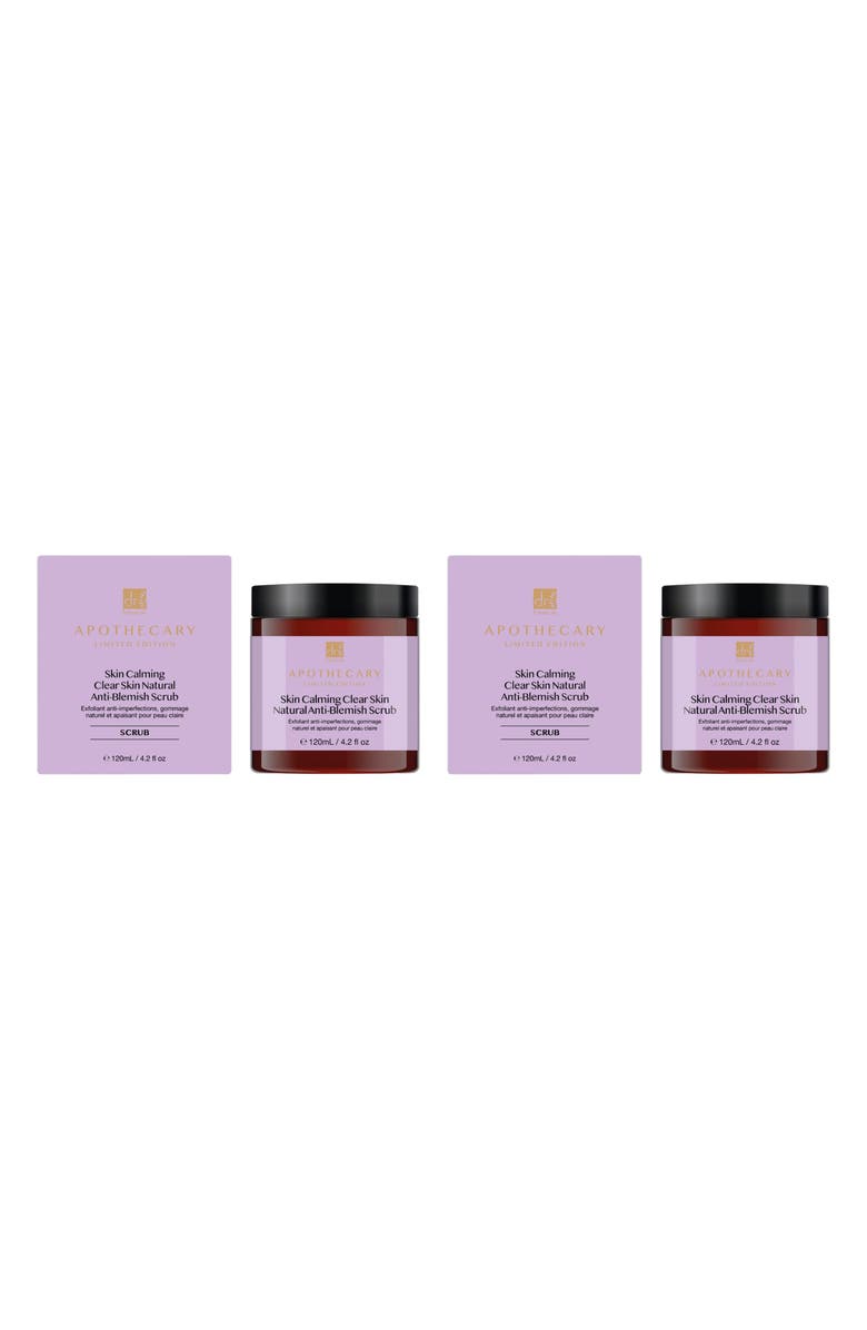 DR BOTANICALS Skin Calming Clear Natural Anti-Blemish Scrub Duo ...