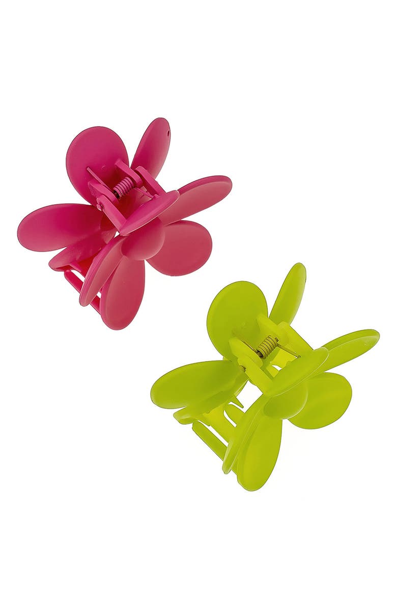Ettika 2-Pack Assorted Daisy Claw Hair Clips | Nordstrom