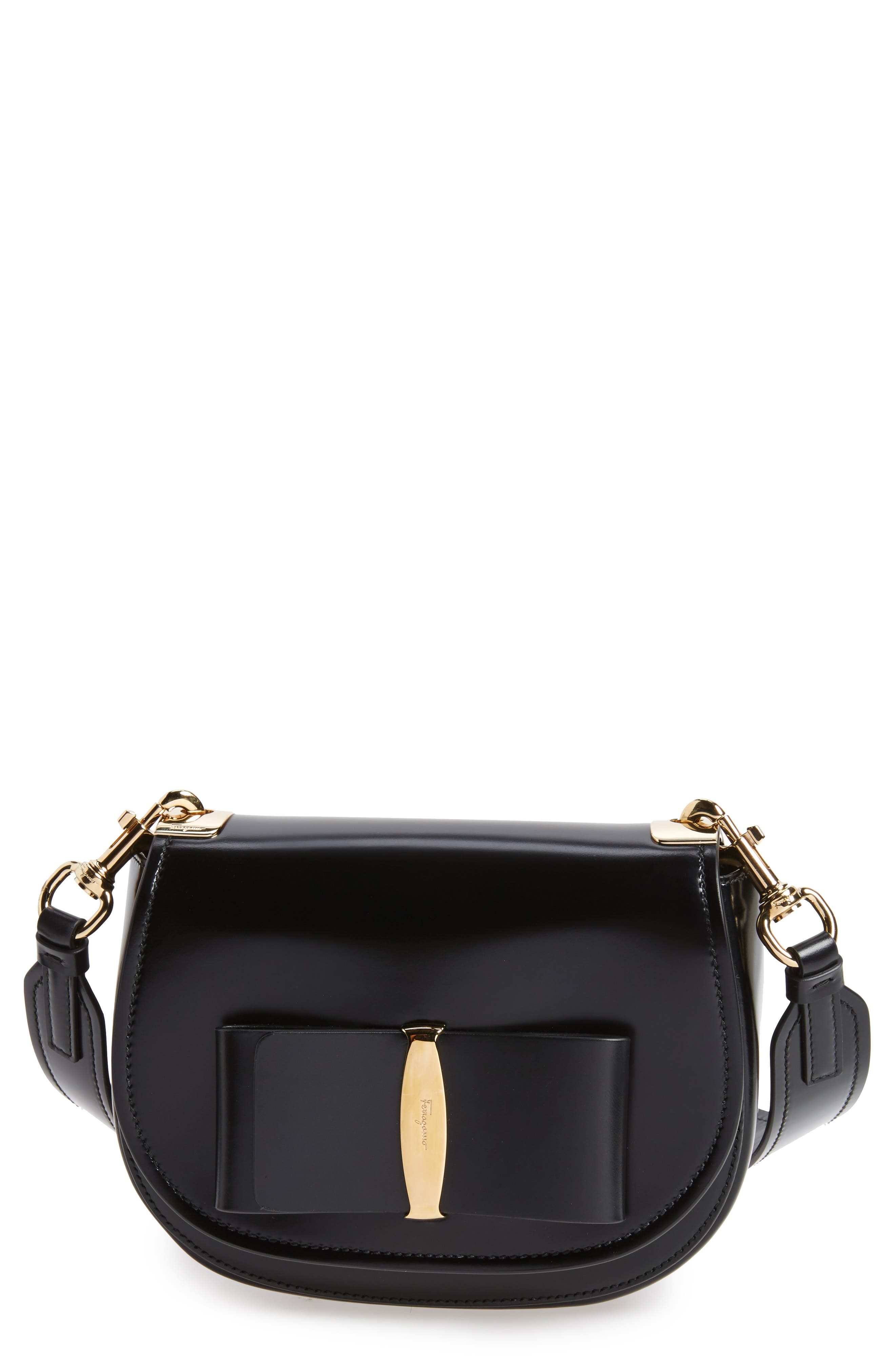 FERRAGAMO Salvatore Ferragamo Vara Leather Crossbody Bag | Nordstrom