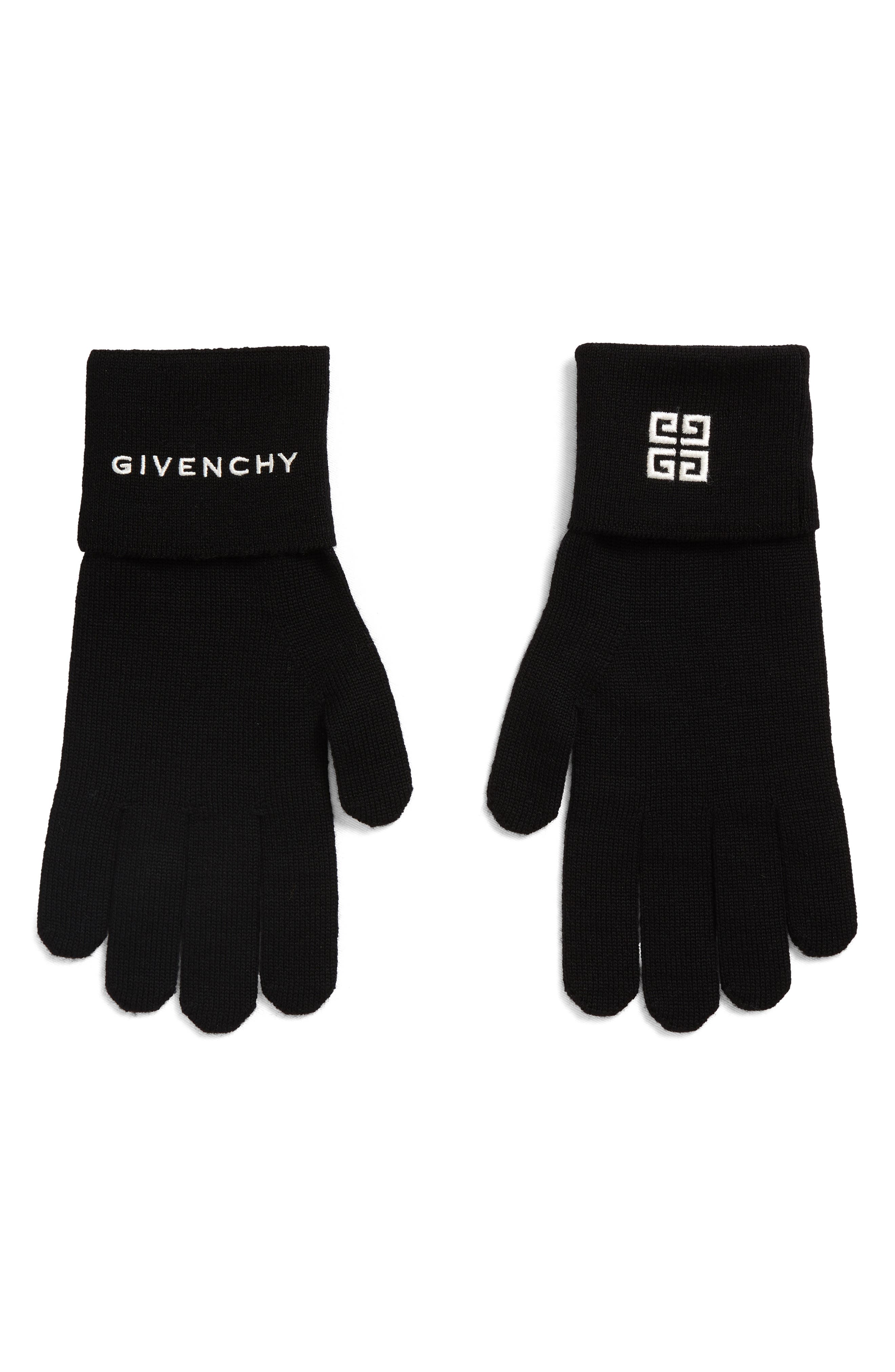 Givenchy Logo Embroidered Gloves | Nordstromrack