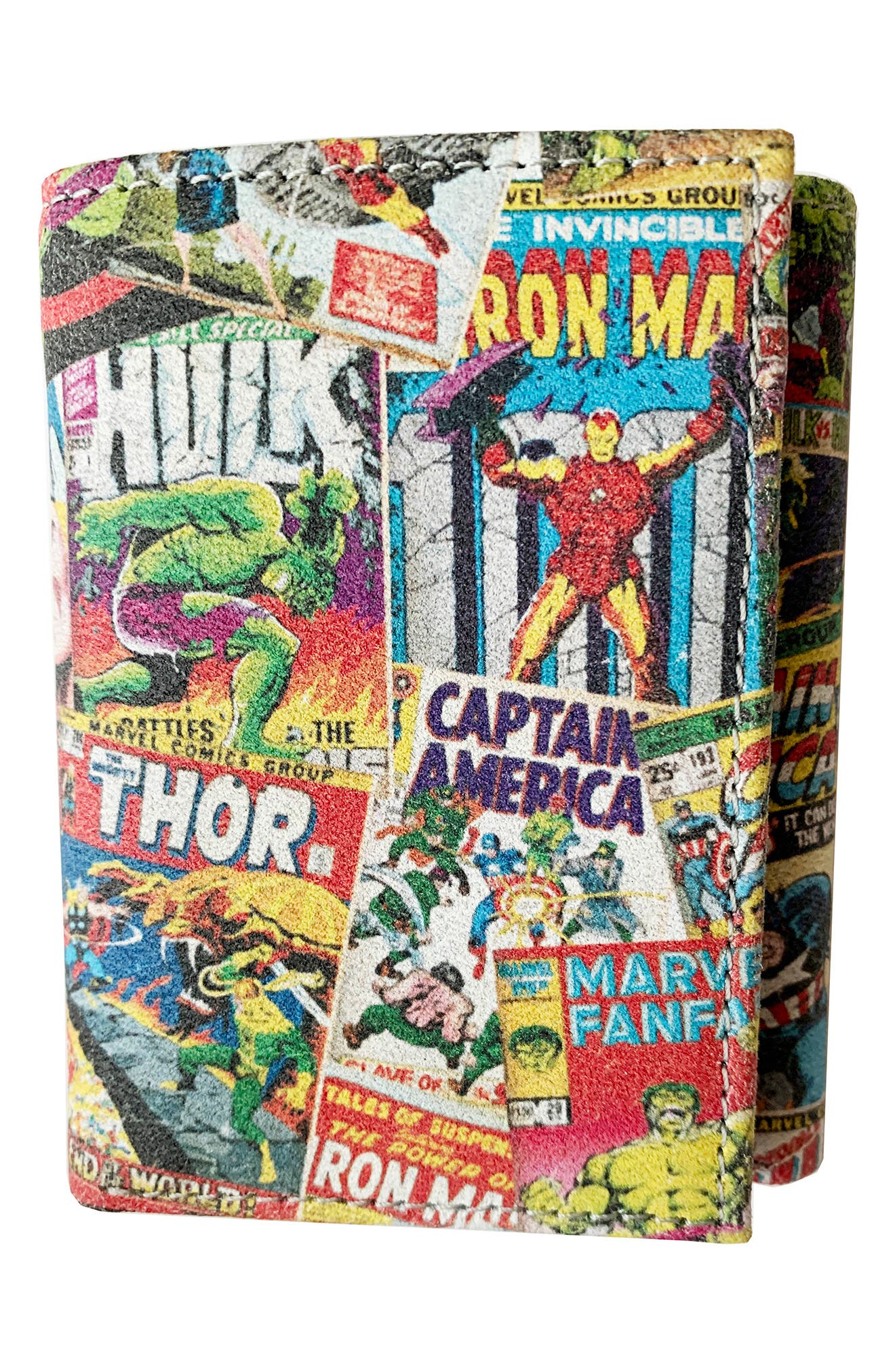 Marvel Comics Galore Leather Trifold Wallet | Nordstromrack