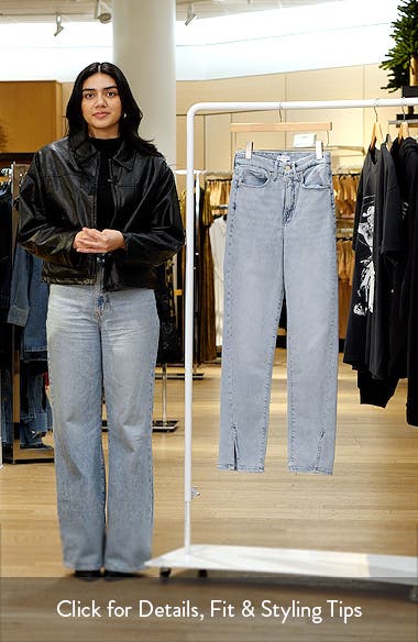 Good American Good Boy Straight Jeans (Women) | Nordstromrack