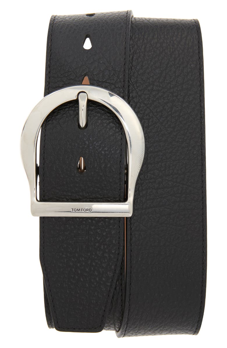 TOM FORD Western Grain Leather Belt | Nordstromrack
