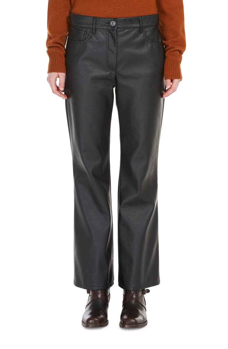 Weekend Max Mara Califfo Faux Leather Straight Leg Pants | Nordstrom