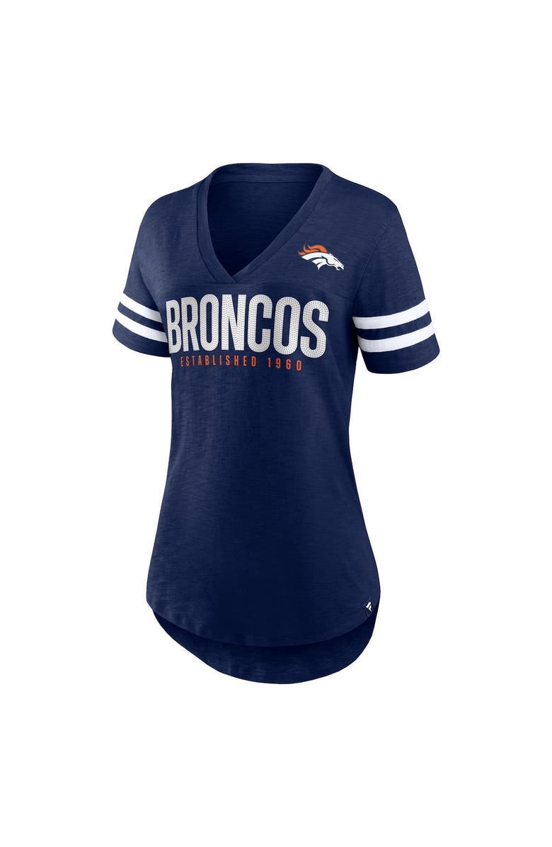 FANATICS Women's Fanatics Branded Navy Denver Broncos Speed Tested V ...