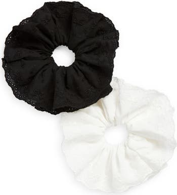 BP. 2-Pack Eyelet Scrunchies | Nordstrom