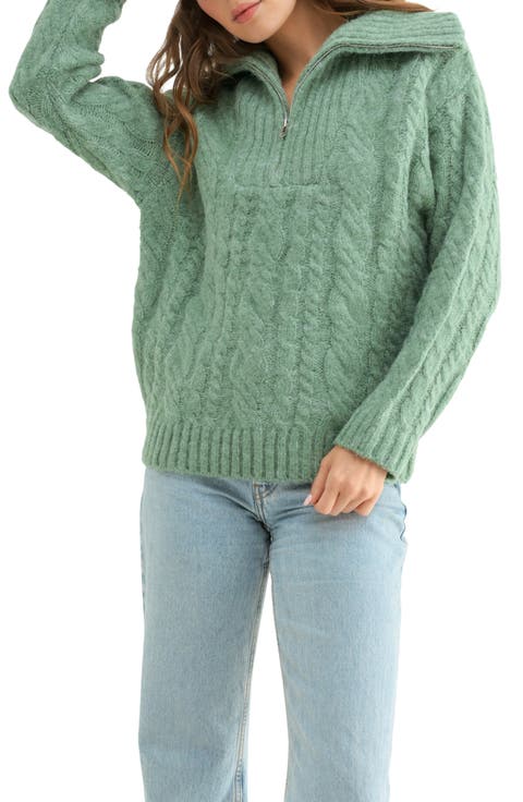 Women's Quarter Zip Sweaters | Nordstrom Rack