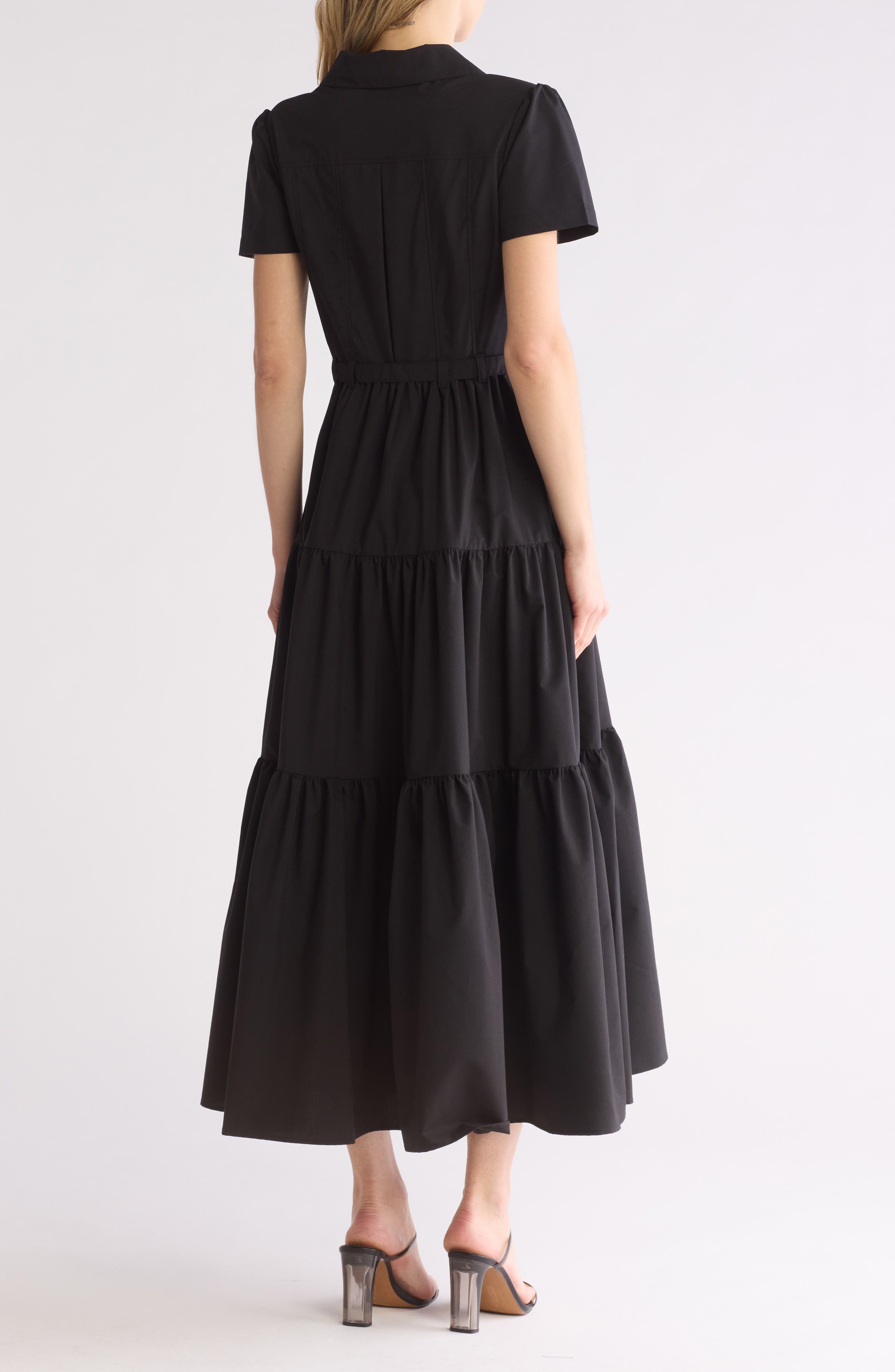 BY DESIGN Hailey Western Maxi Shirtdress | Nordstromrack
