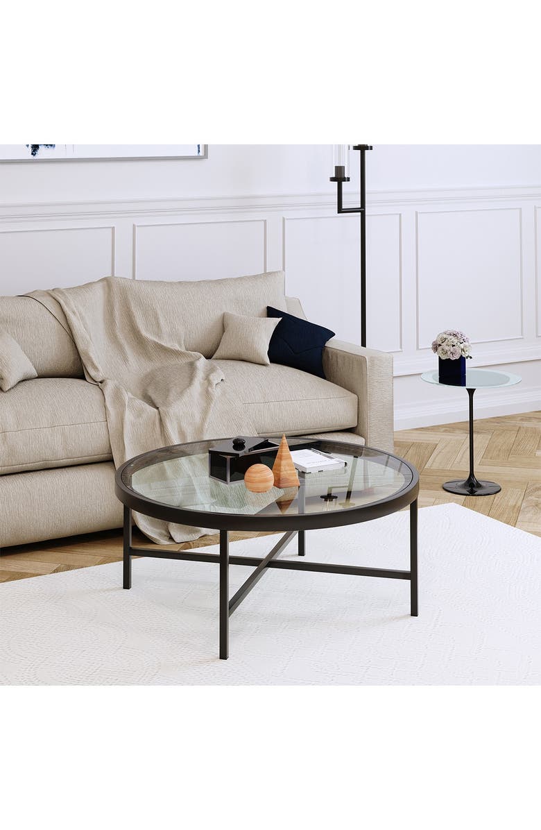 ADDISON AND LANE Xivil Blackened Bronze Round Coffee Table | Nordstromrack