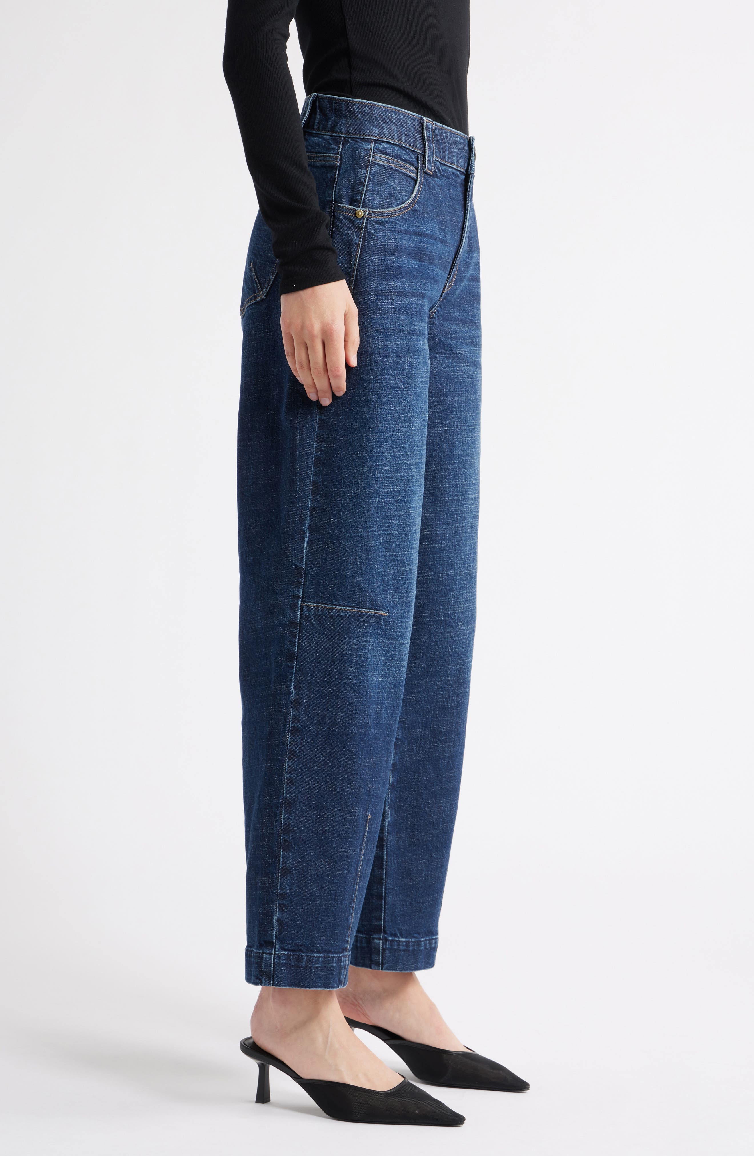 Wit & Wisdom Skyrise High Waist Barely Barrel Jeans | Nordstromrack