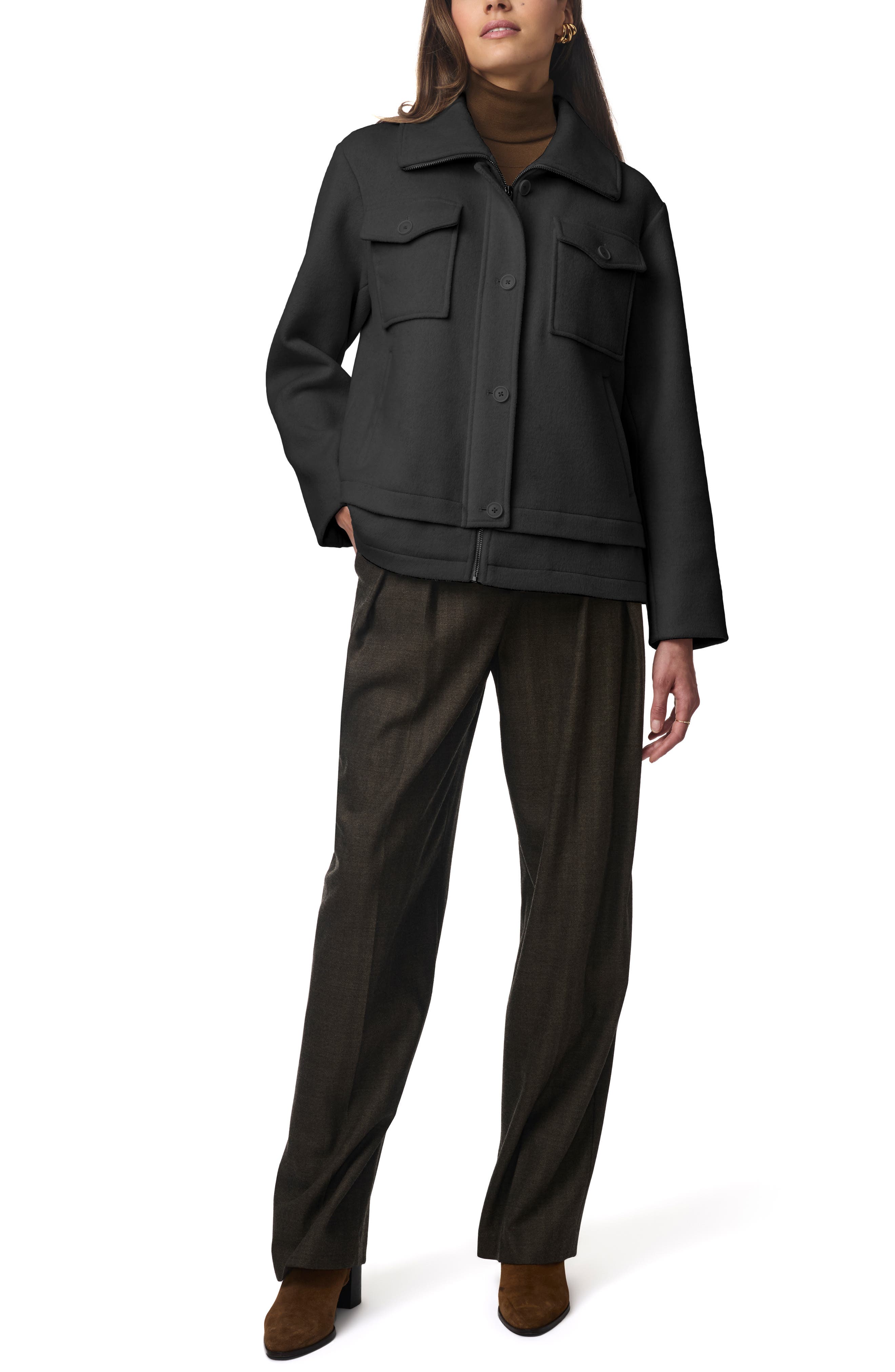 Chest Pocket Coat (Women) | Nordstromrack