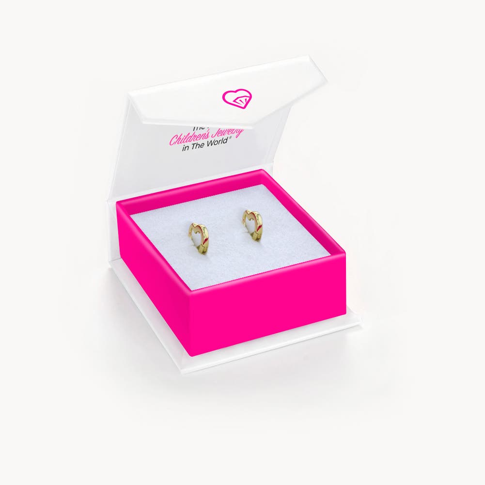 In Season Jewelry Heart Shaped Hoop Plated Earrings | Nordstrom
